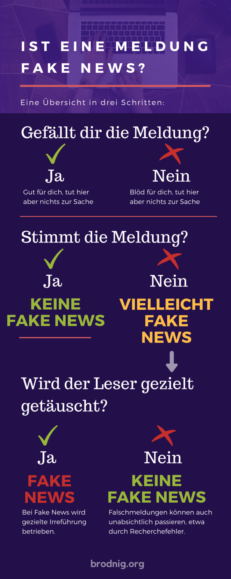 Ist das Fake News? Infografik | Brodnigs Blog